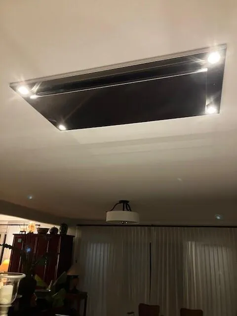 Ceiling Mount Range Hood 600 CFM, VICTORY Sunset for 30" or 36" Ranges ...