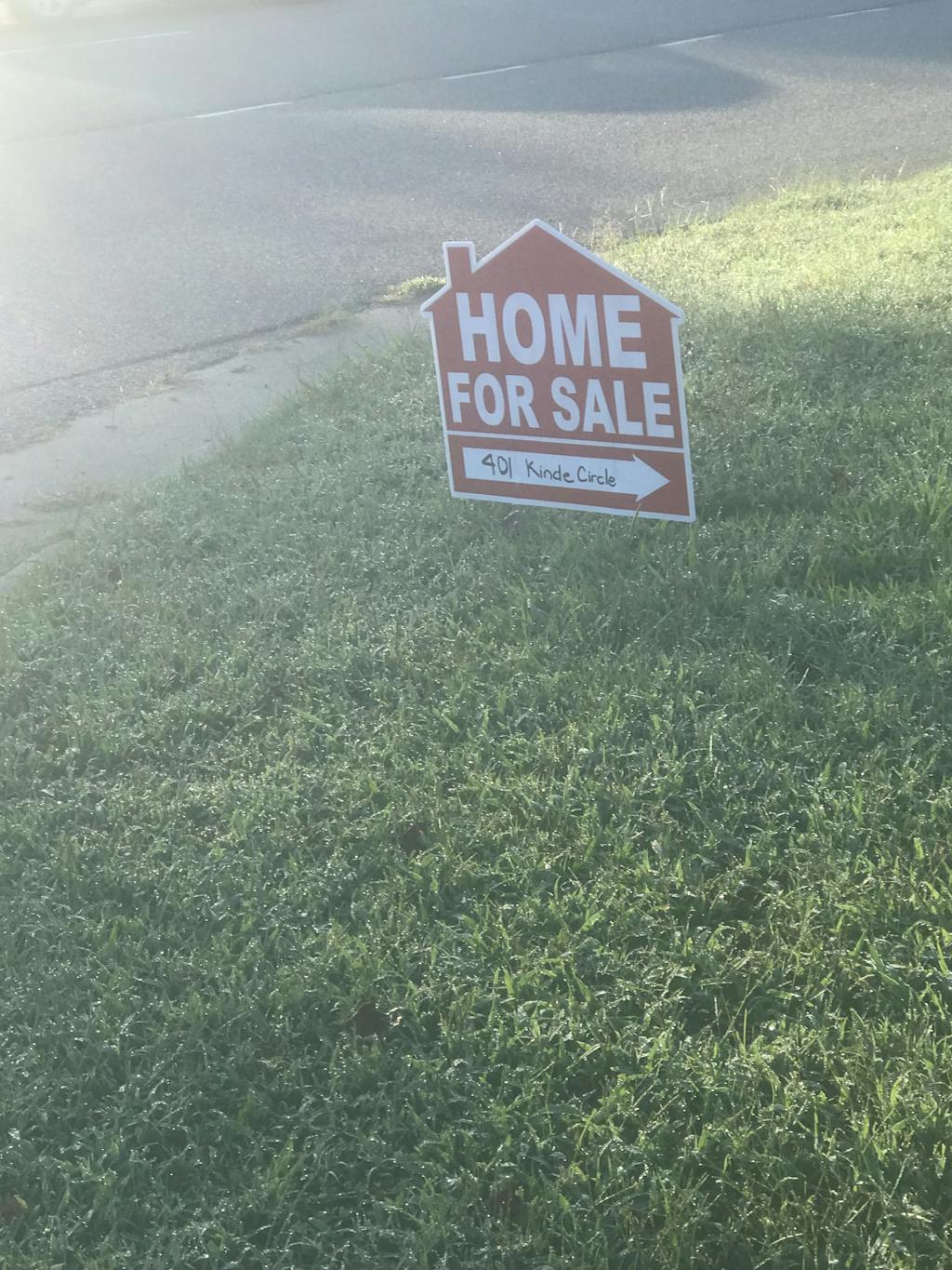 Home for Sale House Shaped Yard Sign for Real Estate – VictoryStore.com