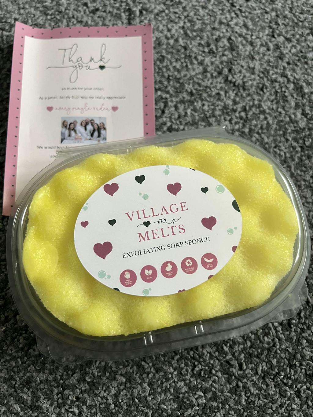 Citronella Sponge | Exfoliating Citronella Soap Sponge – Village Wax Melts