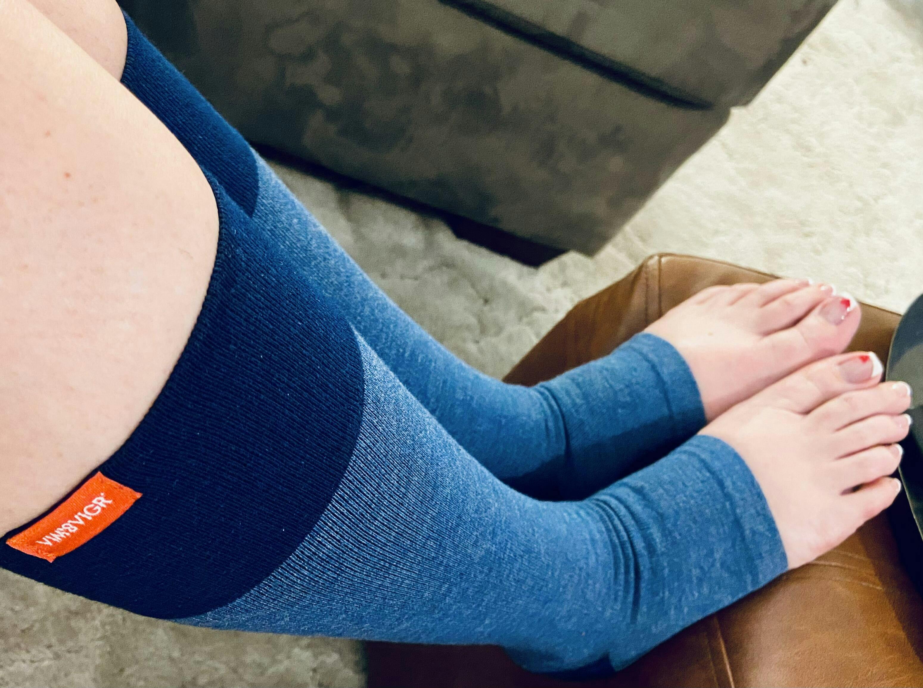 20-30 mmHg: Heathered Collection (Open Toe Sock - Cotton) – VIM & VIGR