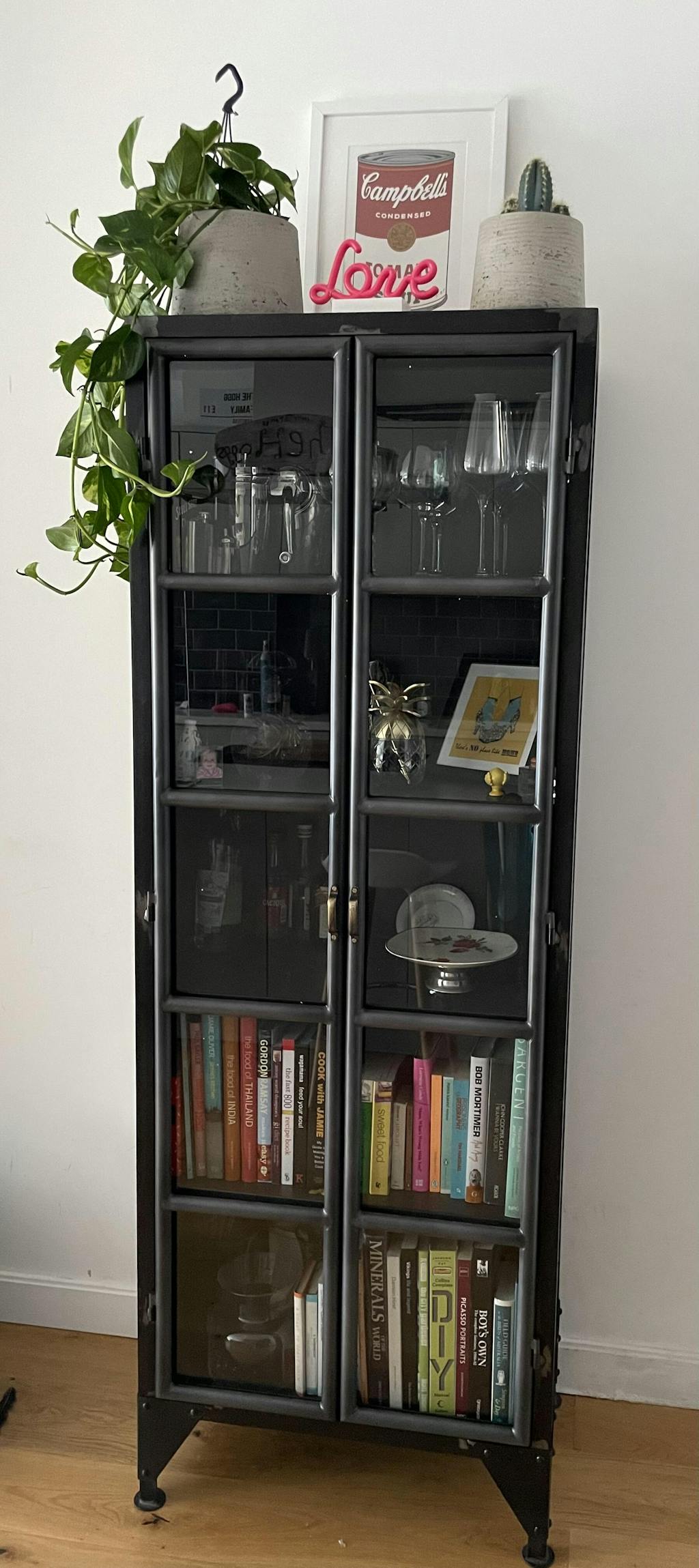 Industrial Style Display Cabinet | Vincent and Barn