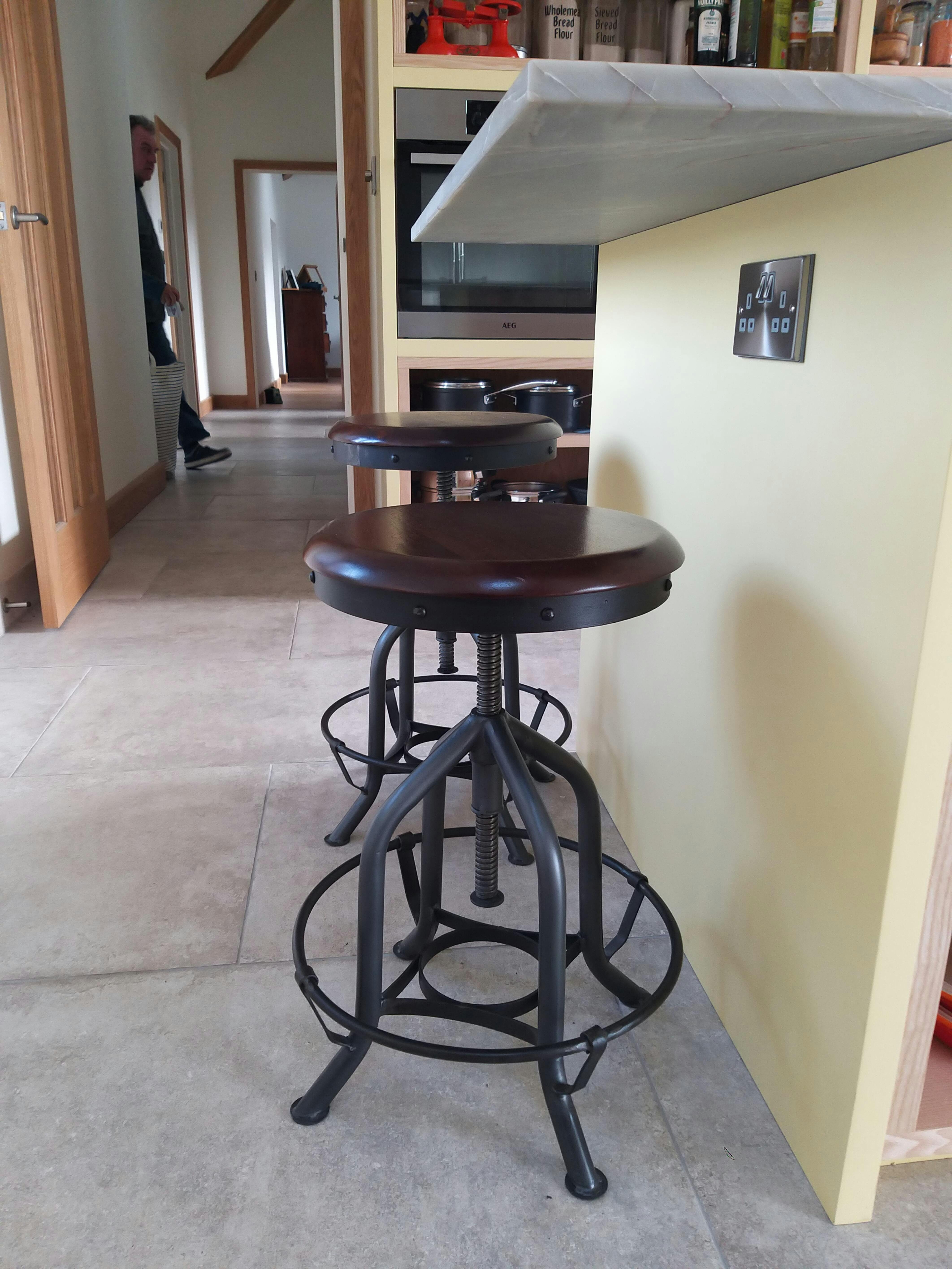 Industrial Machine Shop Swivel Stool | Vincent and Barn