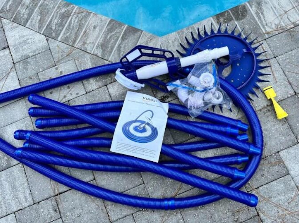 VINGLI Pool Vacuum above Ground Indoor Outdoor Automatic Swimming Pool