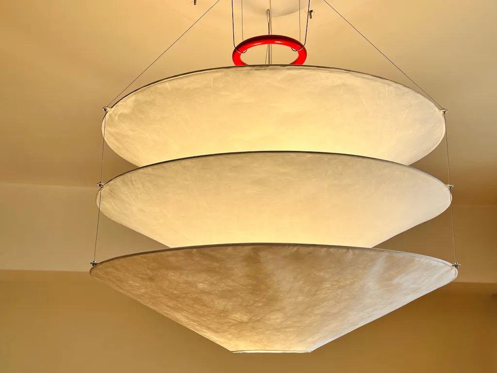 Floating Pendant Light – Minimalist Paper Pendant Lighting – Vinlighting