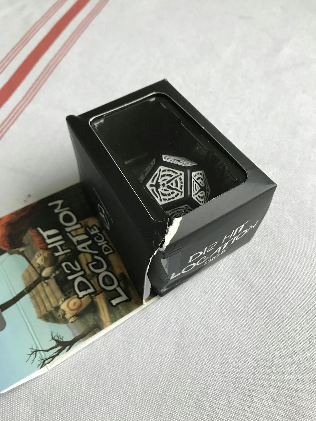 Hit Location Die | Giant (30mm) 12-Sided Random Body-Part Generator Di ...