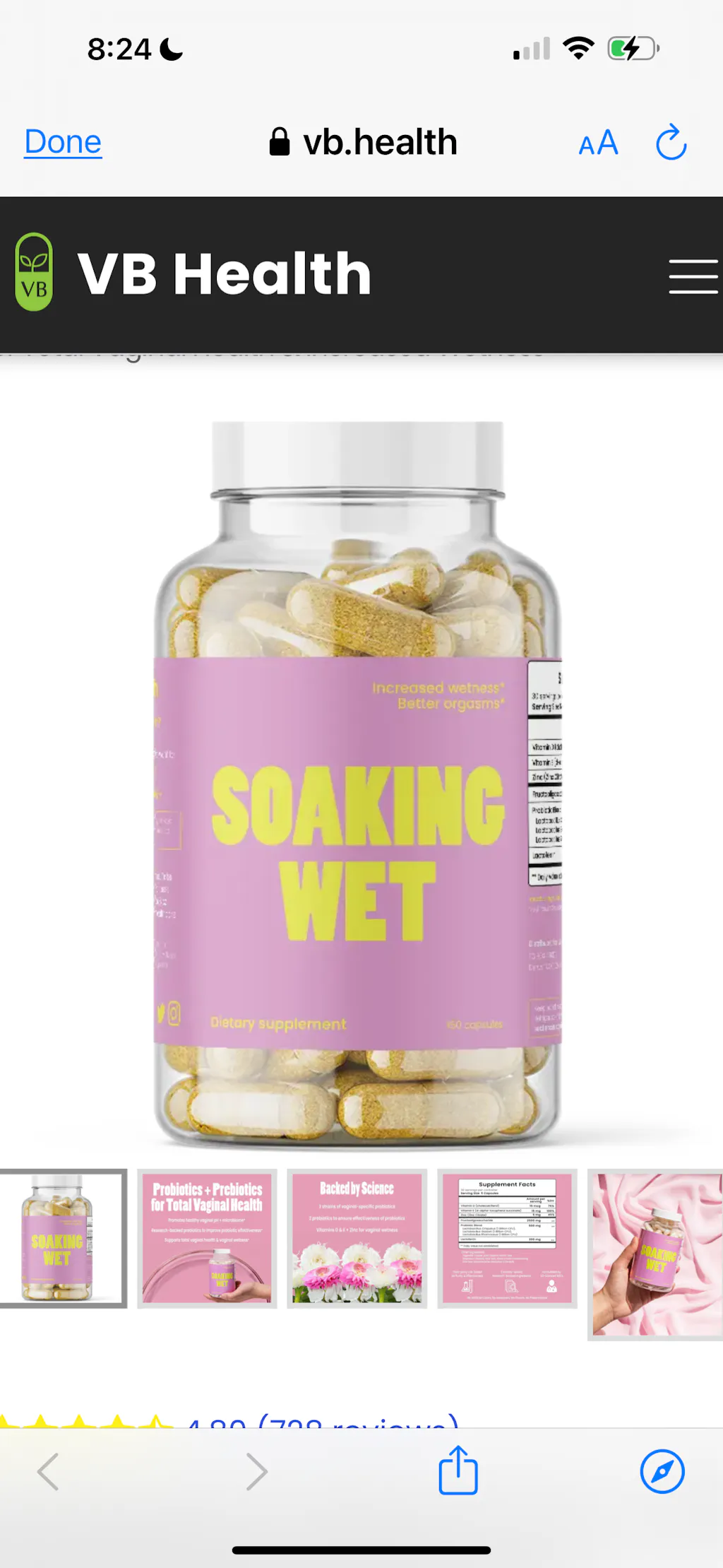 Vb Health Soaking Wet