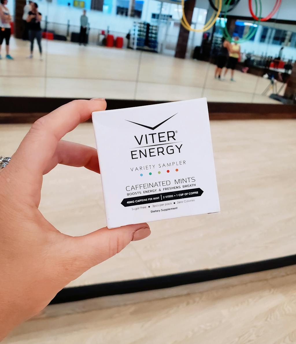 Viter Energy Strong Caffeinated Mints - 40 mg Caffeine & B-Vitamins
