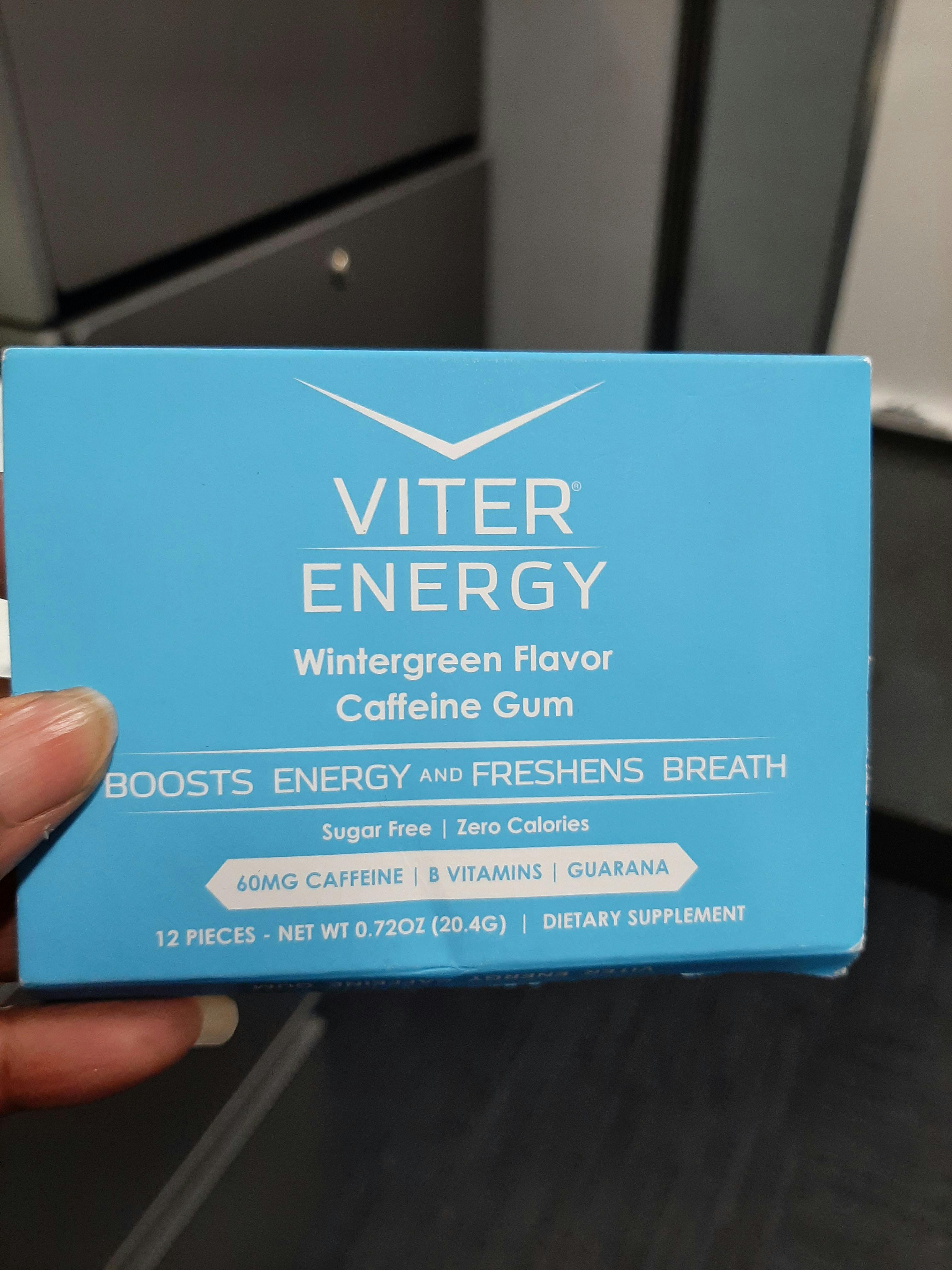 Viter Energy Strong Caffeinated Mints - 40 mg Caffeine & B-Vitamins