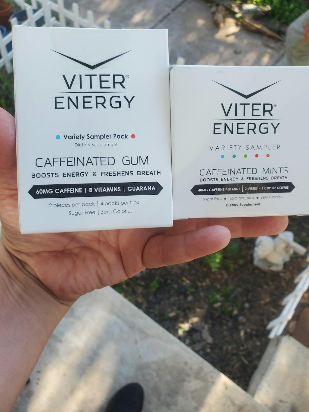 Viter Energy Strong Caffeinated Mints - 40 mg Caffeine & B-Vitamins