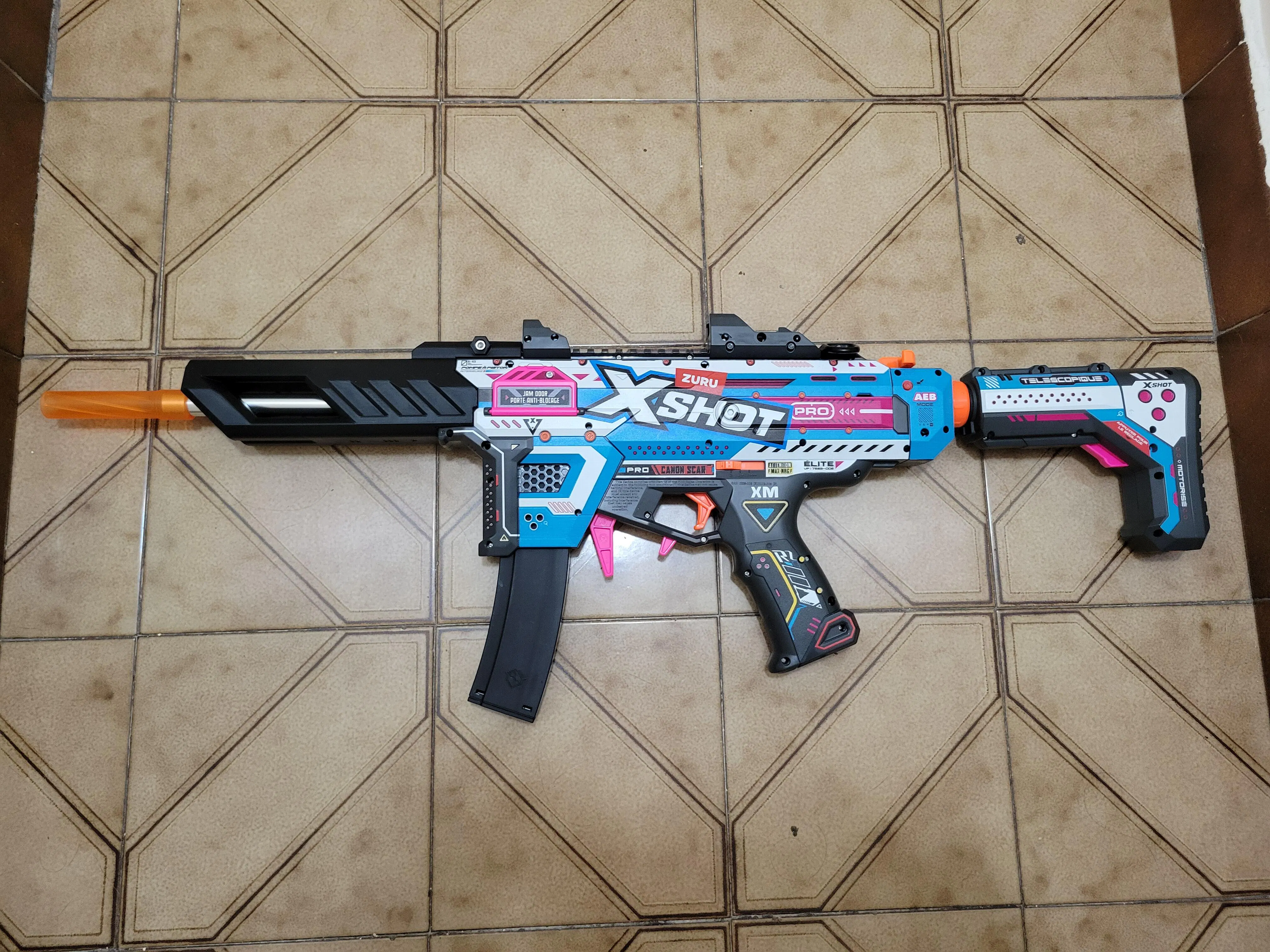 Piston Pump Barrel Shroud / X-Shot AEB Foam Dart Blaster Mod / Upgrade ...