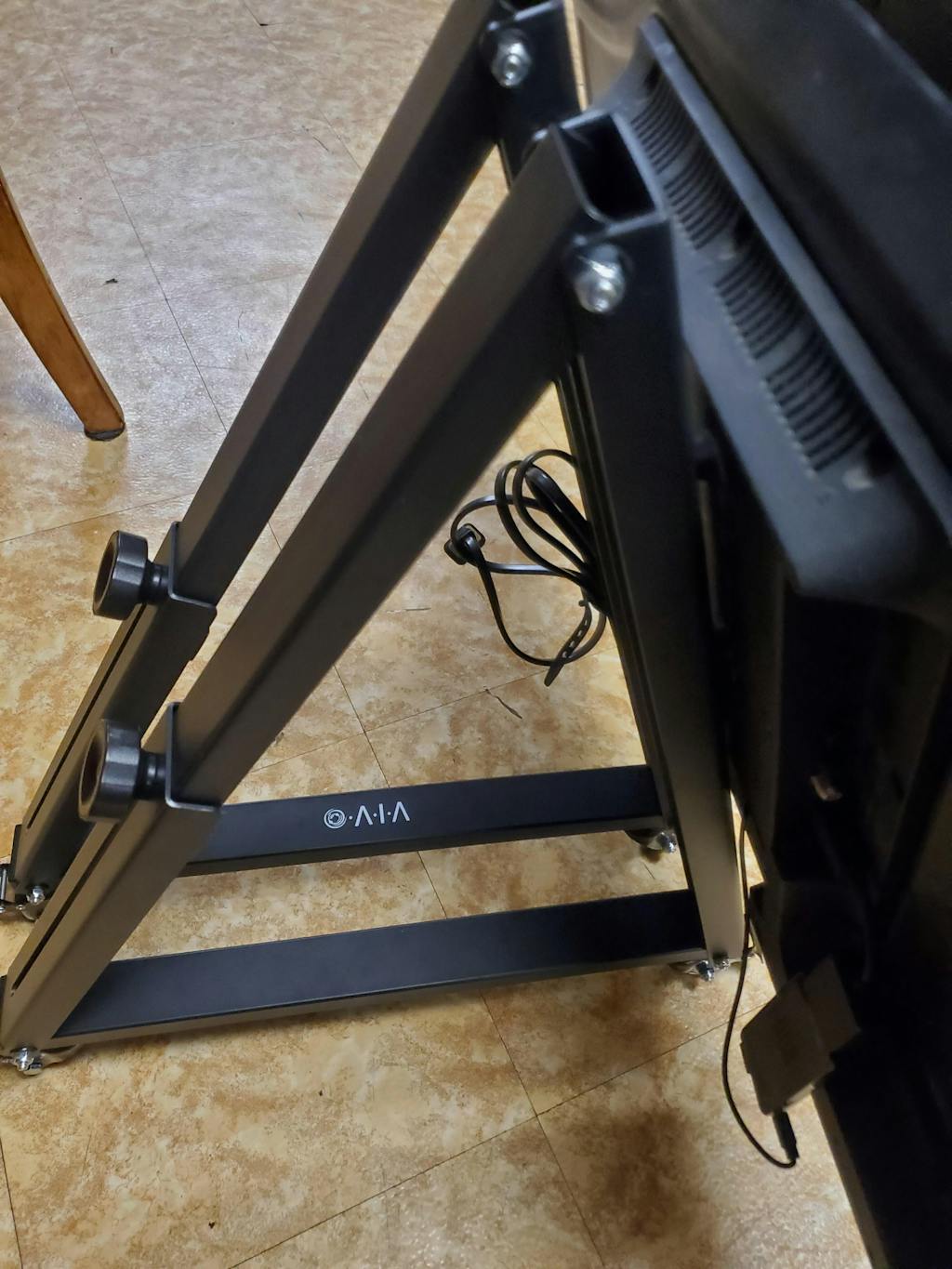 Low Height Mobile 32” to 65” TV Stand – VIVO - desk solutions, screen ...