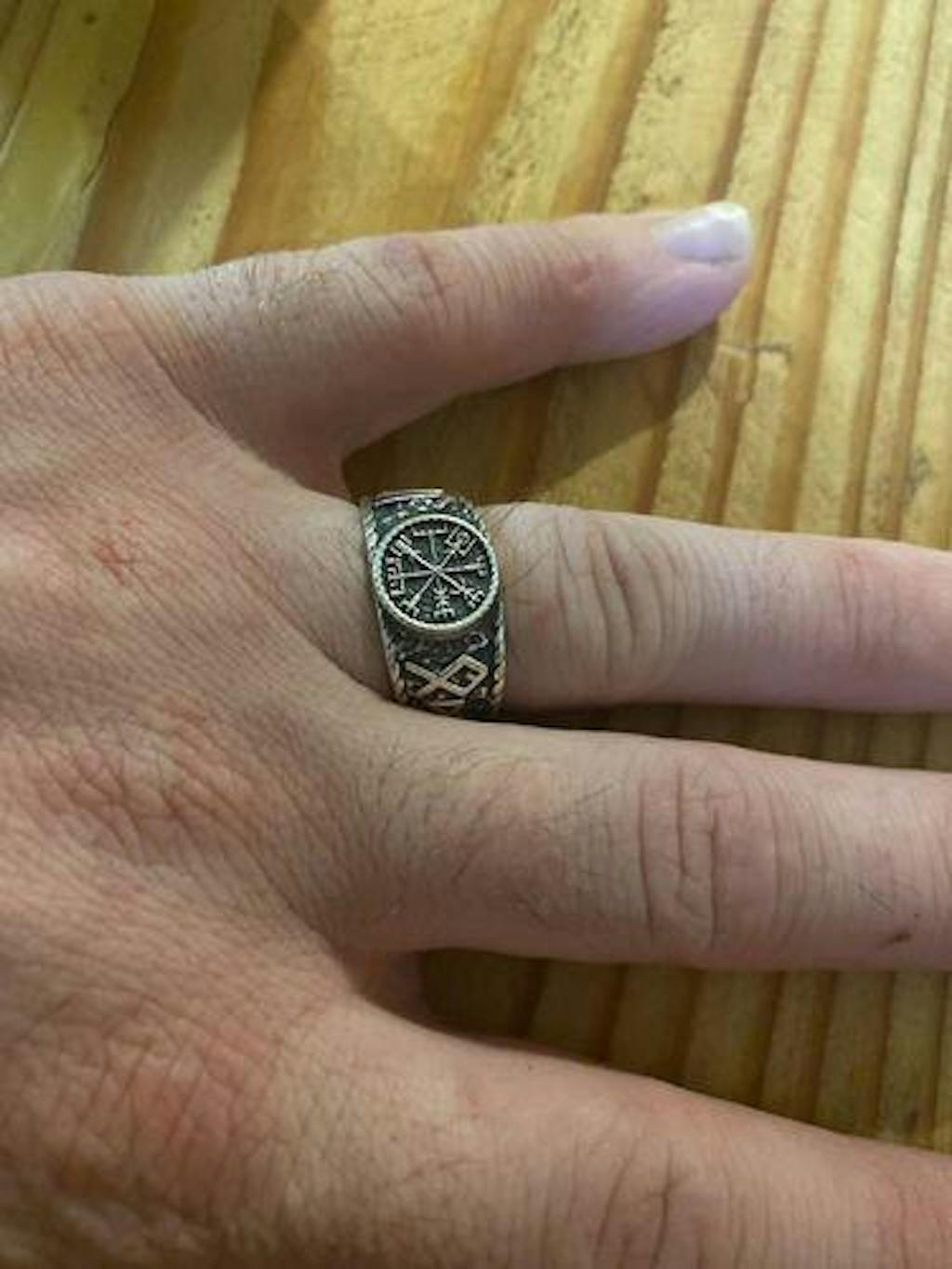 Vegvisir Symbol Hail Odin Runes Sterling | Handmade | VKNG Jewelry ...