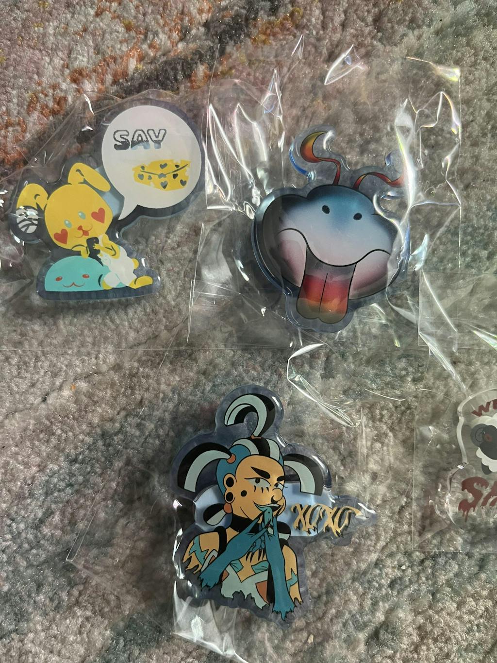 Custom Colored Epoxy Acrylic Pins – VOGRACE