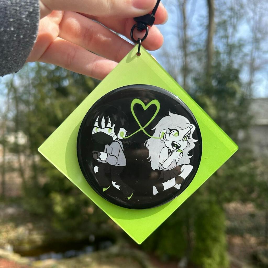 Custom Acrylic Spinning Keychains – VOGRACE