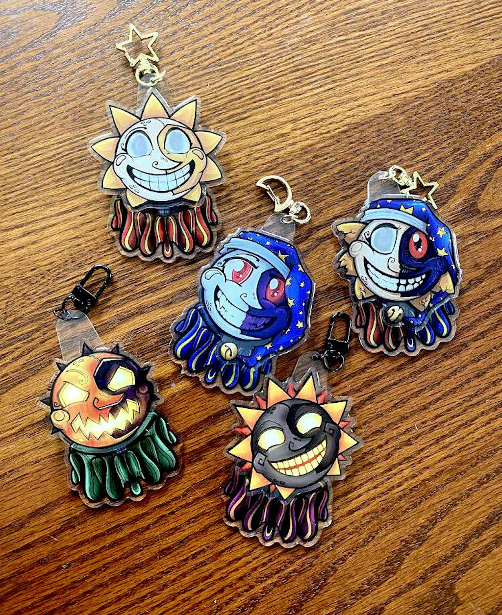 Custom Acrylic Spinning Keychains – VOGRACE