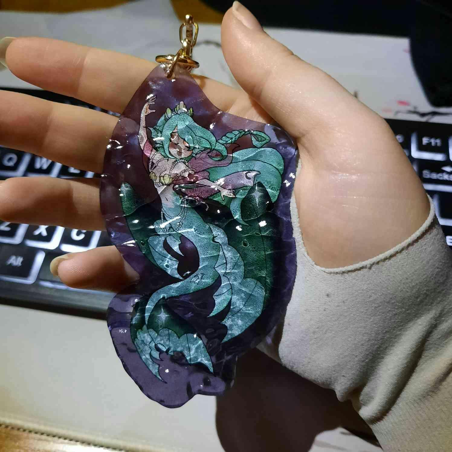 Custom Ripple Acrylic Keychains – VOGRACE