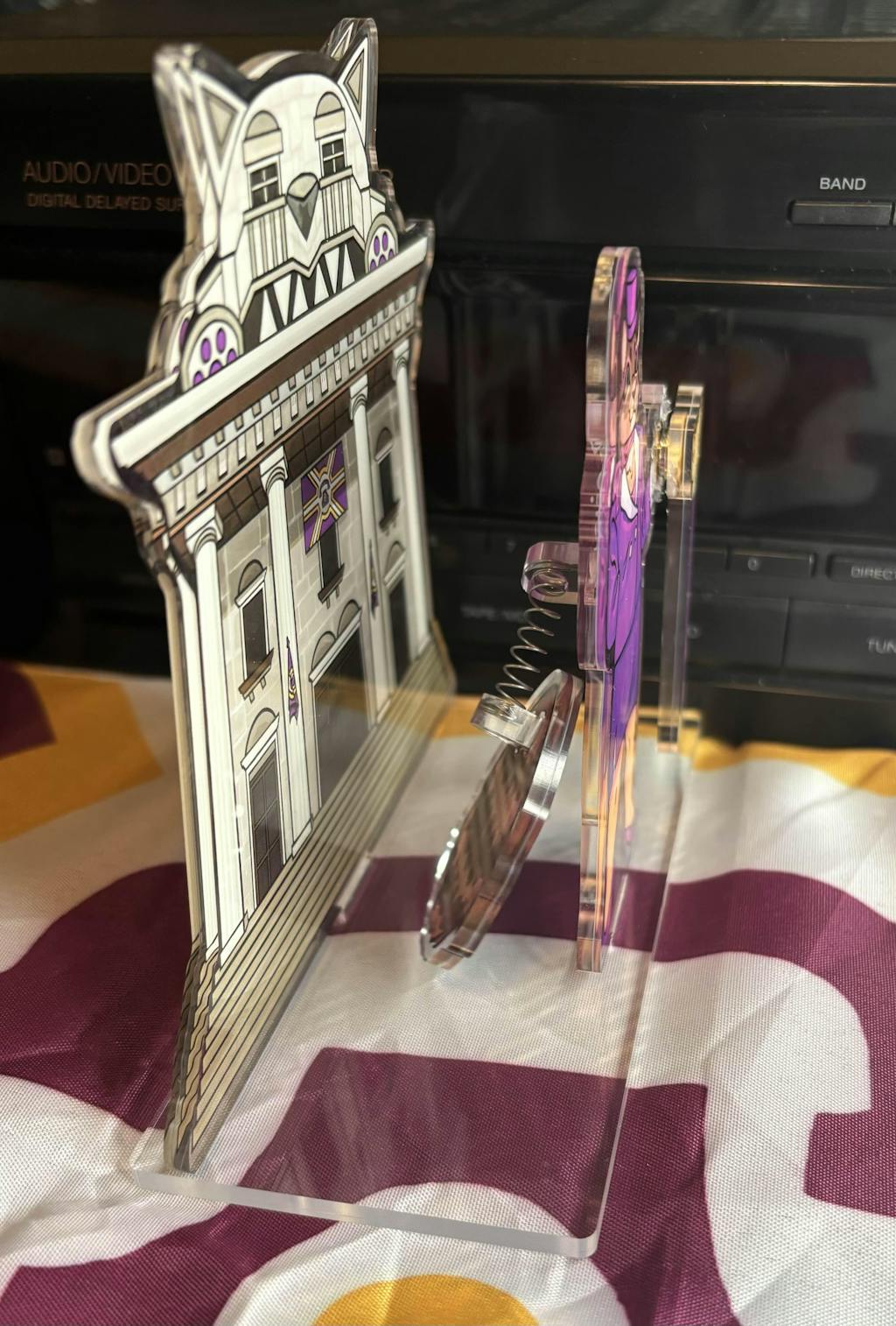 Custom Acrylic Spinning Standees – VOGRACE