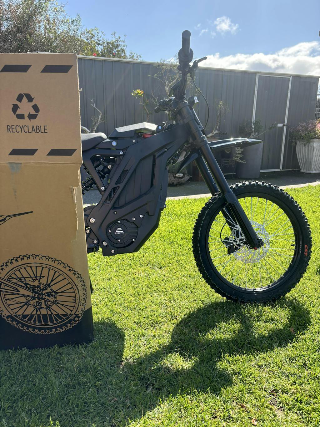 E Ride Pro SS 2.0 - Long Range Electric Dirt EBike 72V 12KW ...