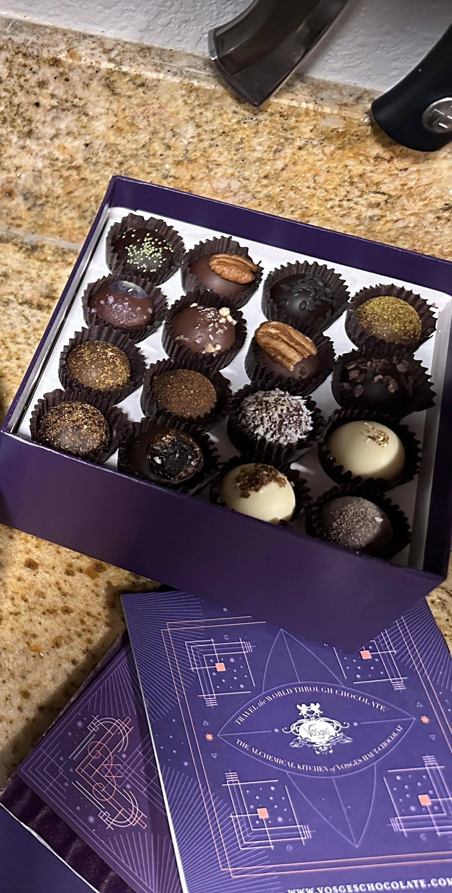 Exotic Truffle Collection, 16P | Exotic Truffles | Vosges Chocolate ...