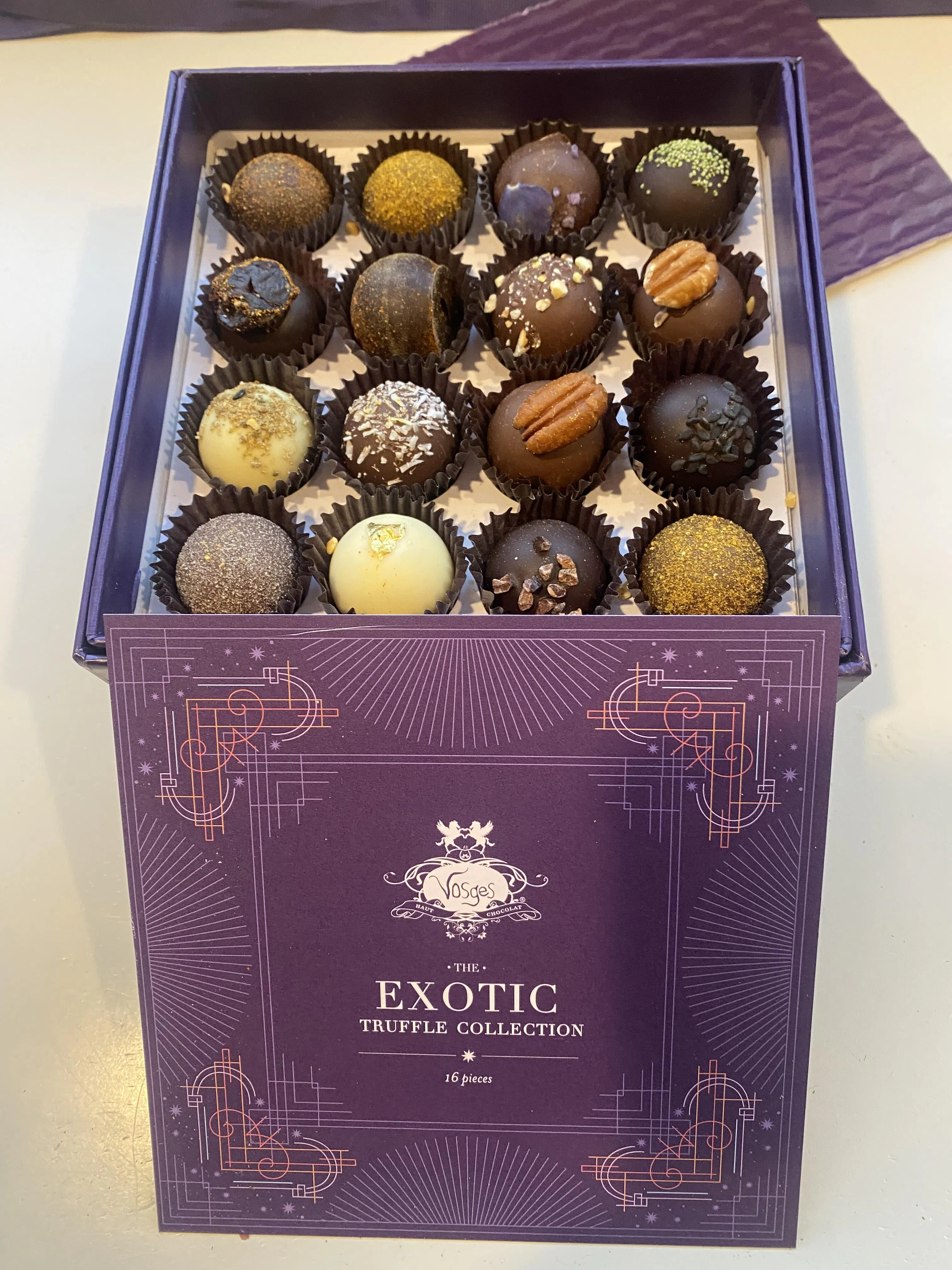 Exotic Truffle Collection, 16P | Exotic Truffles | Vosges Chocolate ...