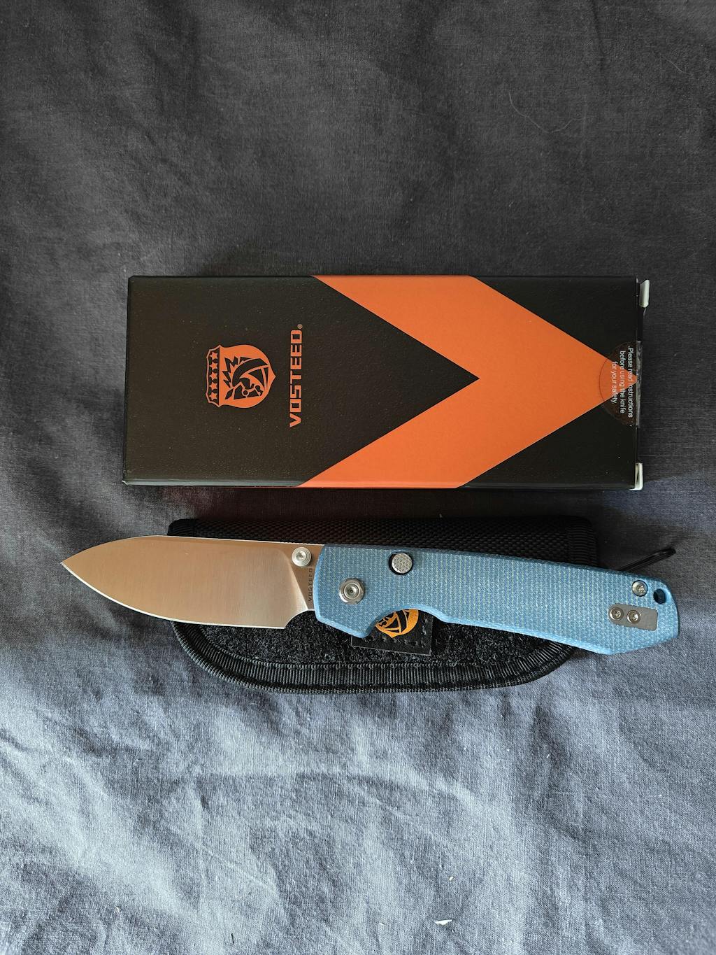 Raccoon Top Liner Lock Knife | Purple Micarta 14C28N EDC Gem