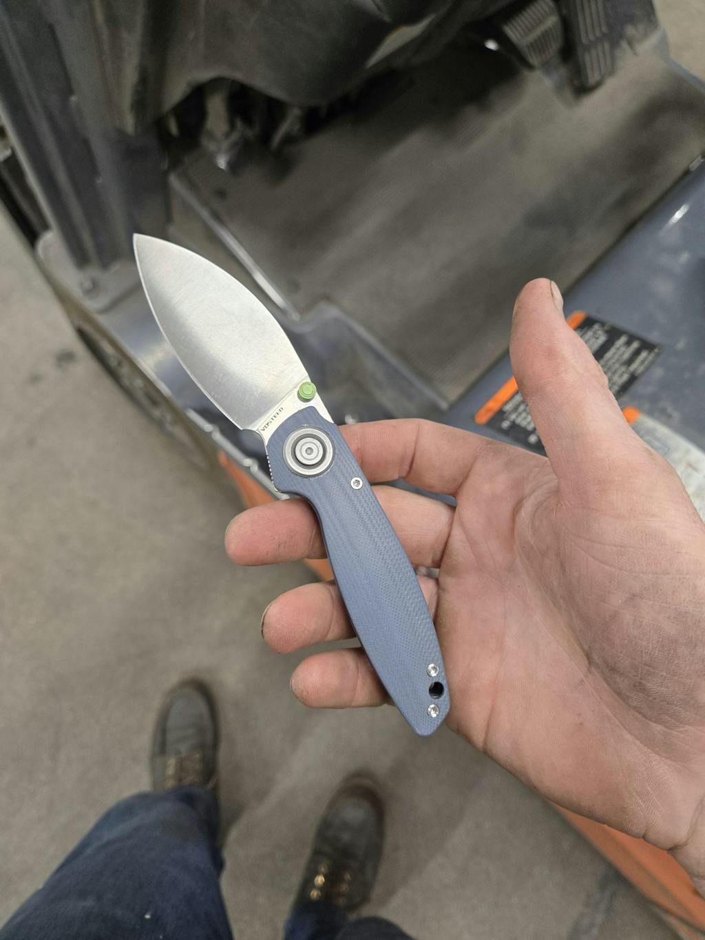 Shilin Cutter 154CM G10 Blue | Vanchor Lock Folding Knife