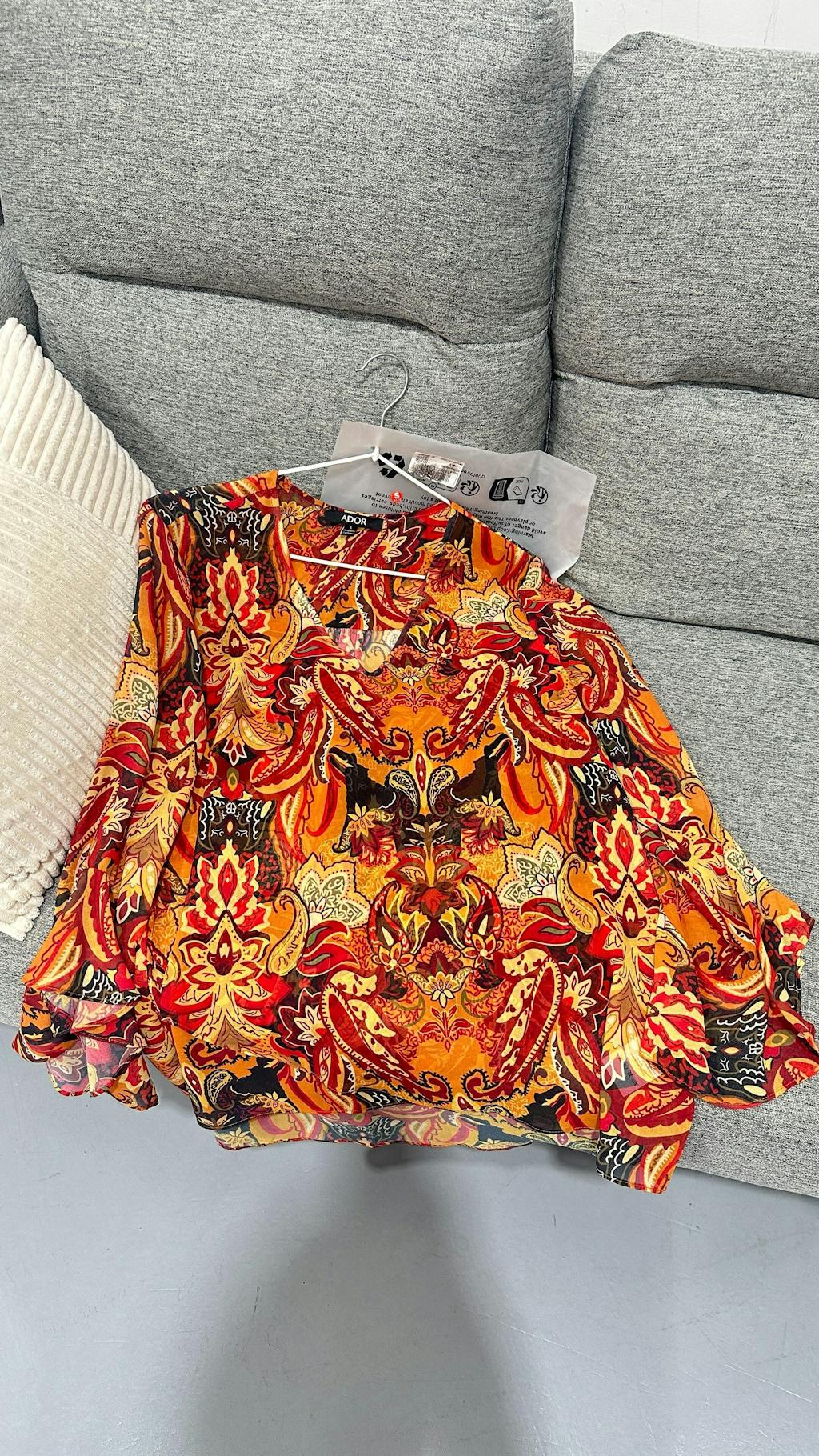 Elegant Boho Chiffon Ruffle Sleeve Blouse – vvcloth