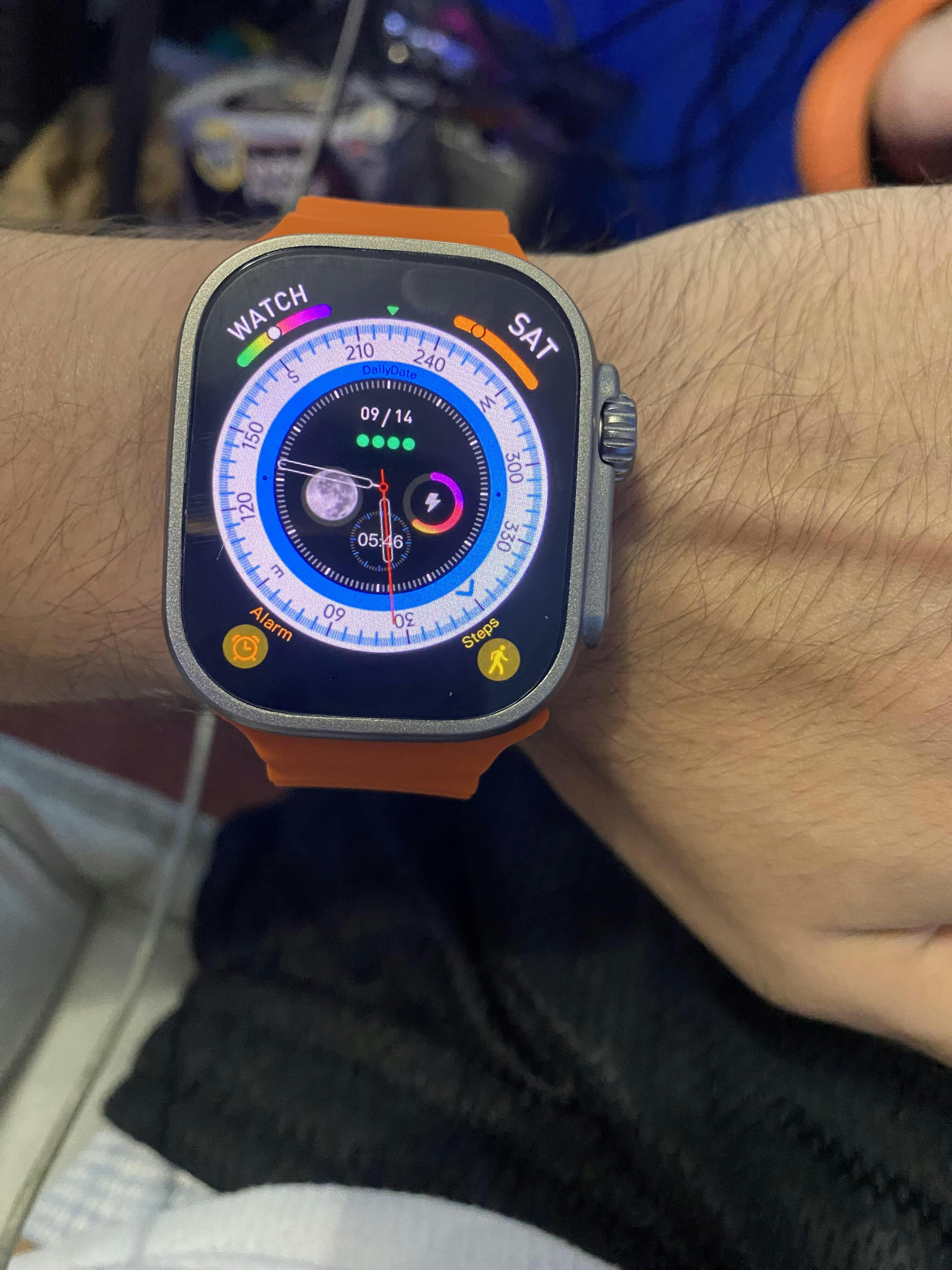 VWAR S9 ULTRA 4G Android Smart Watch With SIM Retractable Cam & AMOLED ...