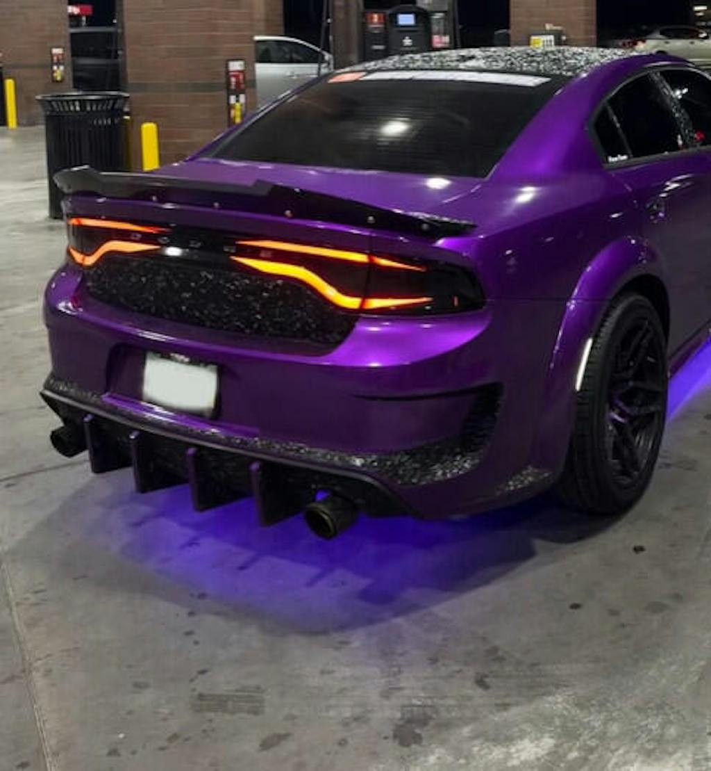 Rear WickerBill Spoiler For Dodge Charger 2015-2023