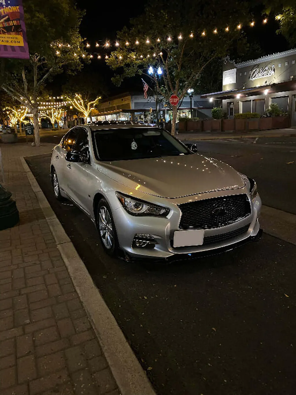 For Infiniti Q50 2014-2017 Base Model Front Bumper Lip