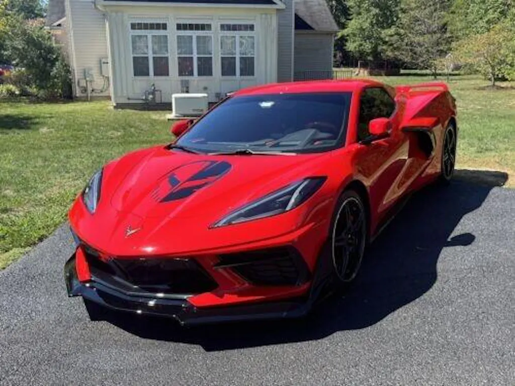 For Chevrolet Corvette C8 Z51 2020-2026 Front Bumper Lip Splitter