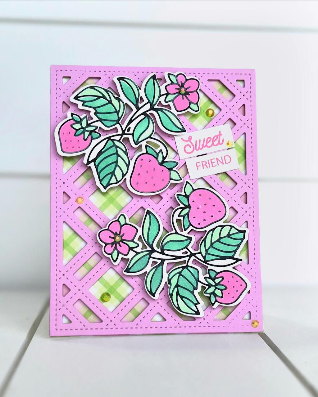 Sweet Plaid Panel Die – WaffleFlower.com