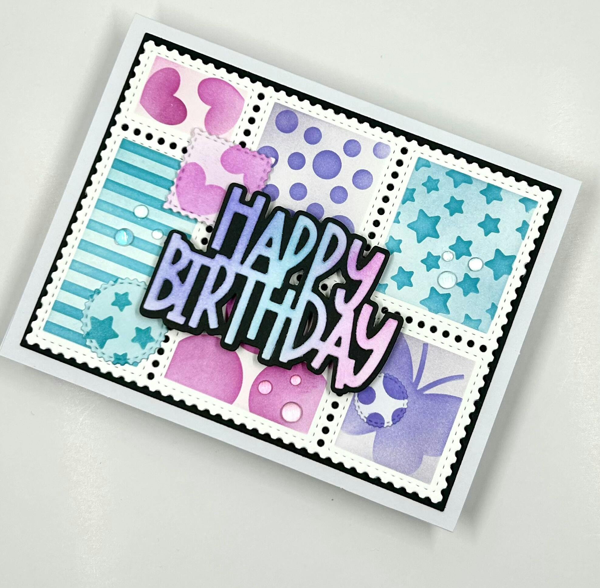 Postage Collage Die – WaffleFlower.com