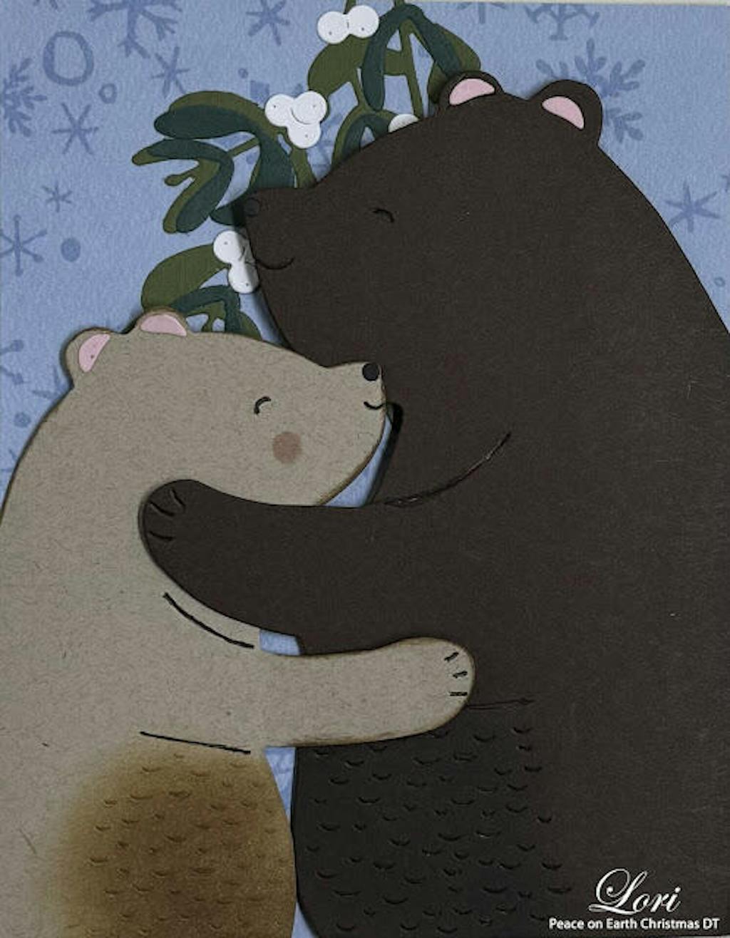 Intertwined Bear Hugs Die – WaffleFlower.com