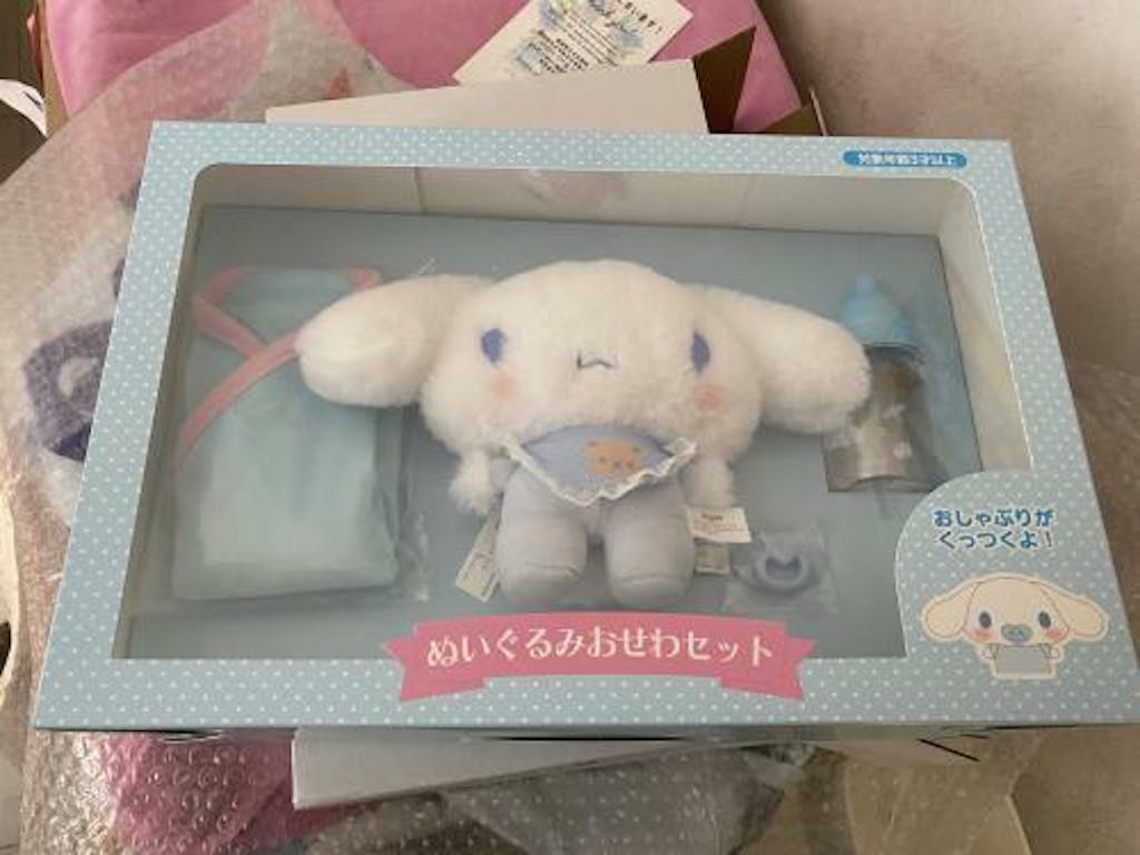 SANRIO Official Cinnamoroll Baby Care Set 512991 Plush Toy Doll – WAFUU ...