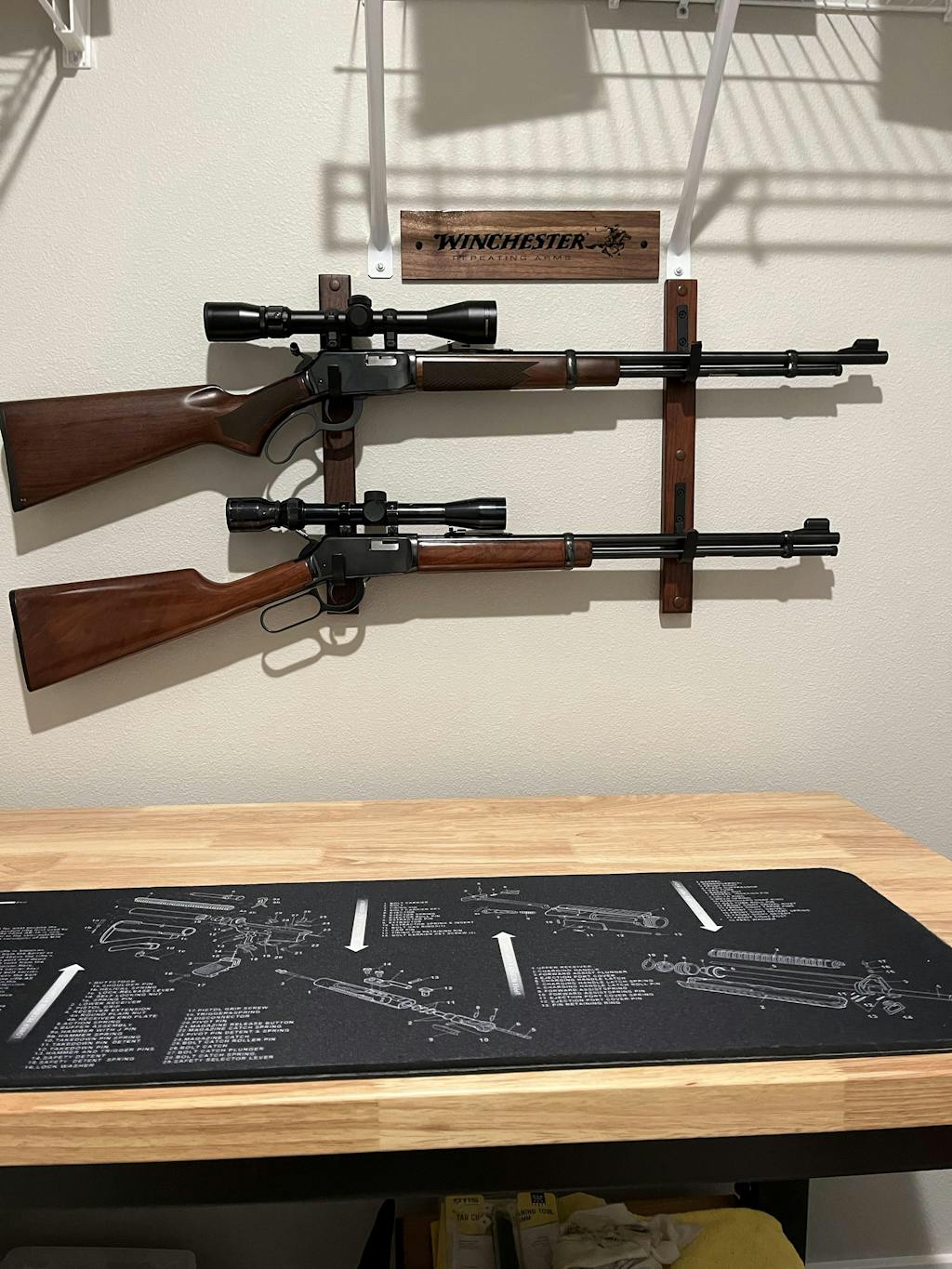 Rustic Gun Racks for Wall – Walker Wood Gifts