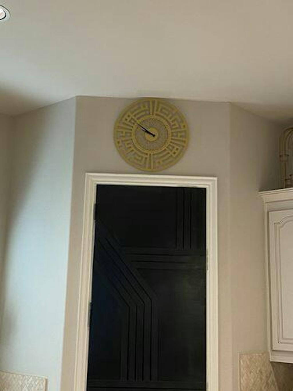 Sabr and Salat (Patience and Pray) Metal Islamic Wall Clock, Kufic ...