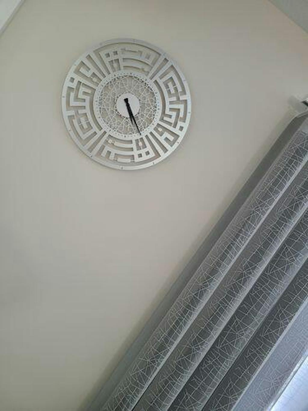 Sabr and Salat (Patience and Pray) Metal Islamic Wall Clock, Kufic ...