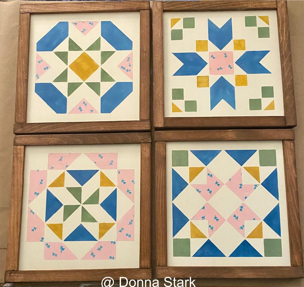 Quilt Block Stencils / Set of 4 – WallCutz Crafts