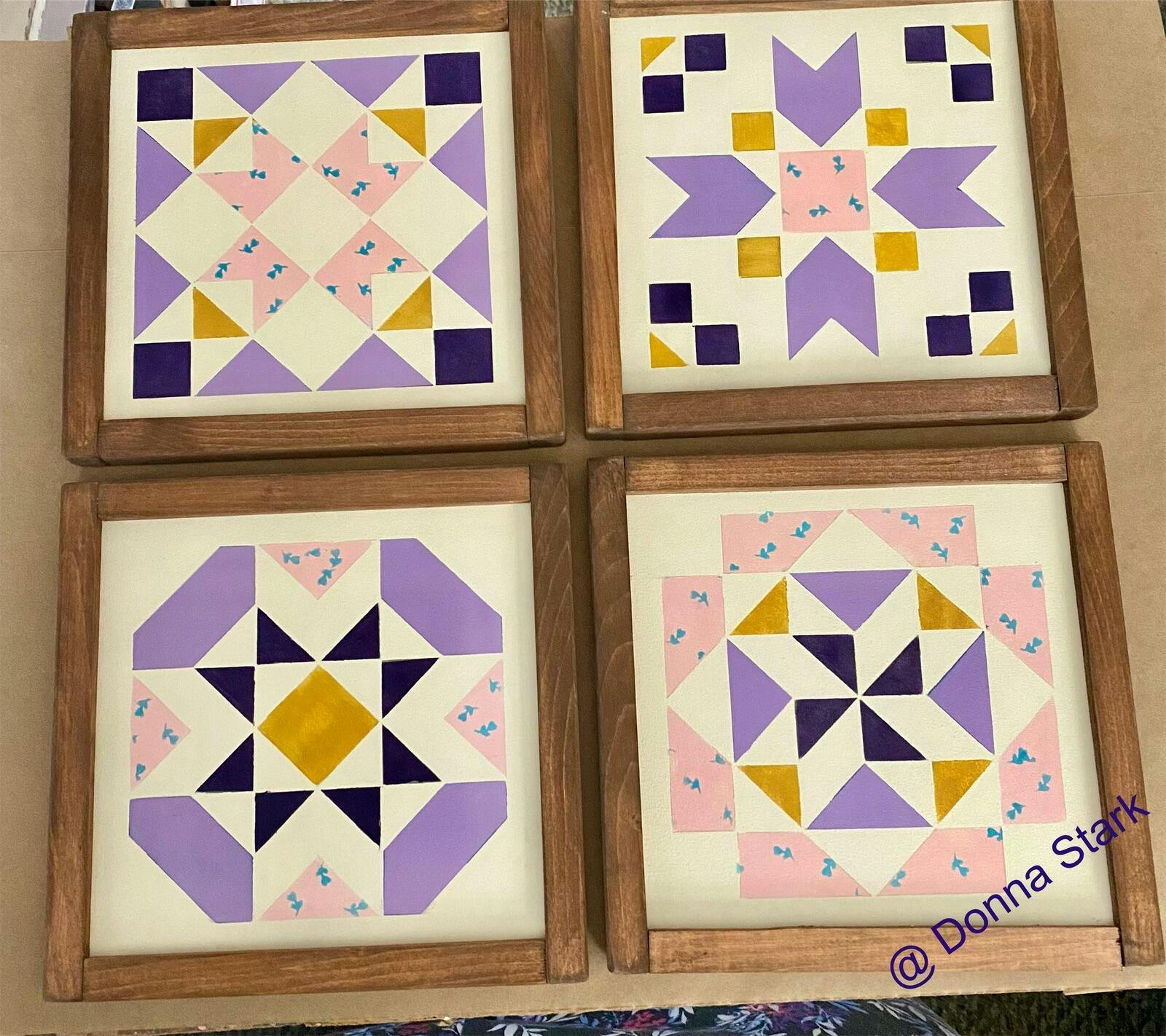 Quilt Block Stencils / Set of 4| WallCutz Crafts