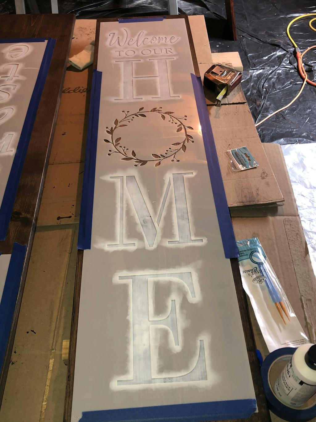 Love brings us Home Stencil – WallCutz Crafts