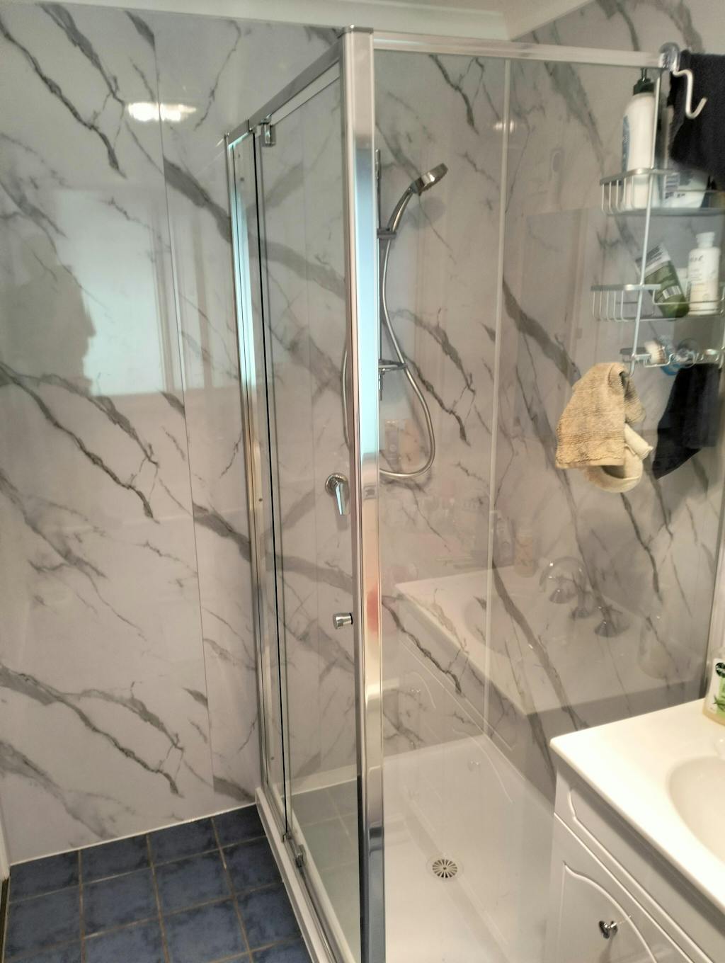 Pearl White Wet Wall Panel - WallPanels.com.au