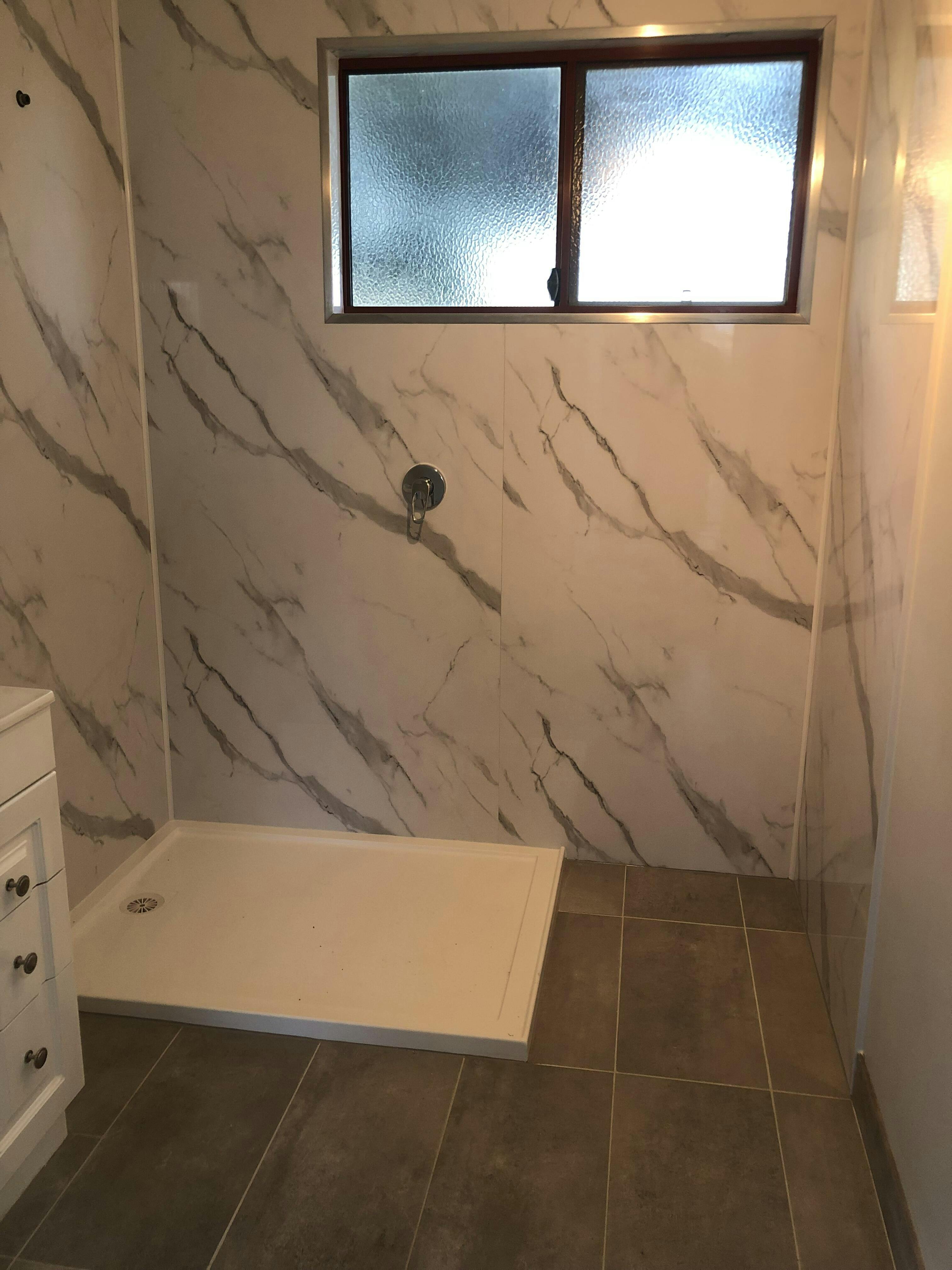 Weathered Stone Bathroom Wall Panel - WallPanels.com.au