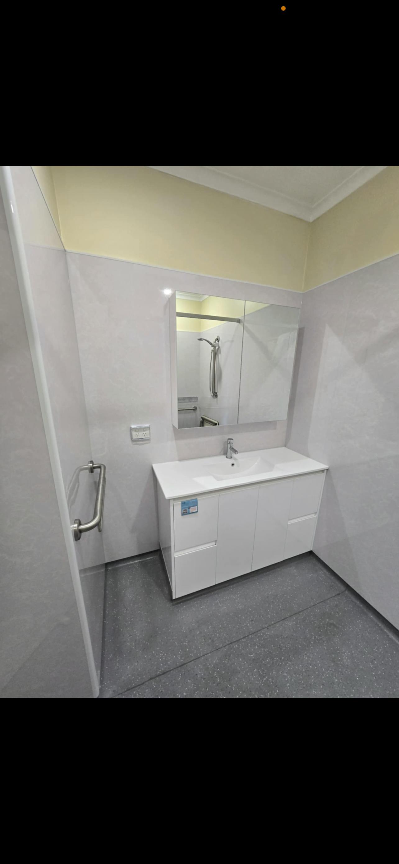 Weathered Stone Bathroom Wall Panel - WallPanels.com.au