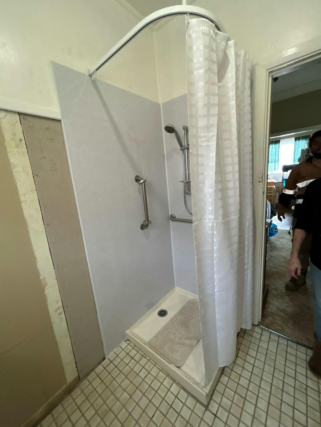 Weathered Stone Bathroom Wall Panel - WallPanels.com.au