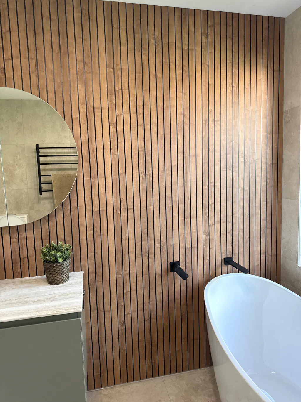 WPW® Pro Grey Limestone Wall Panel - WallPanels.com.au