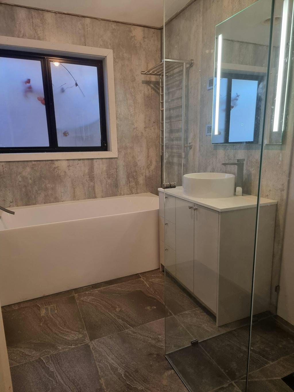 Weathered Stone Bathroom Wall Panel - WallPanels.com.au