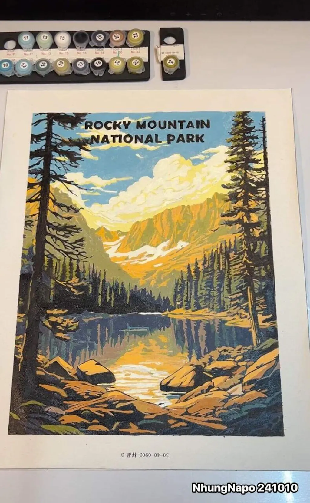 Rocky Mountain Park | Paint by Numbers Kit – Wander Painting