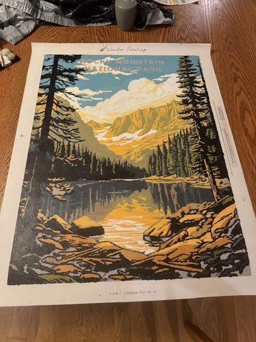 National Park Paint-by-numbers – Wander Painting