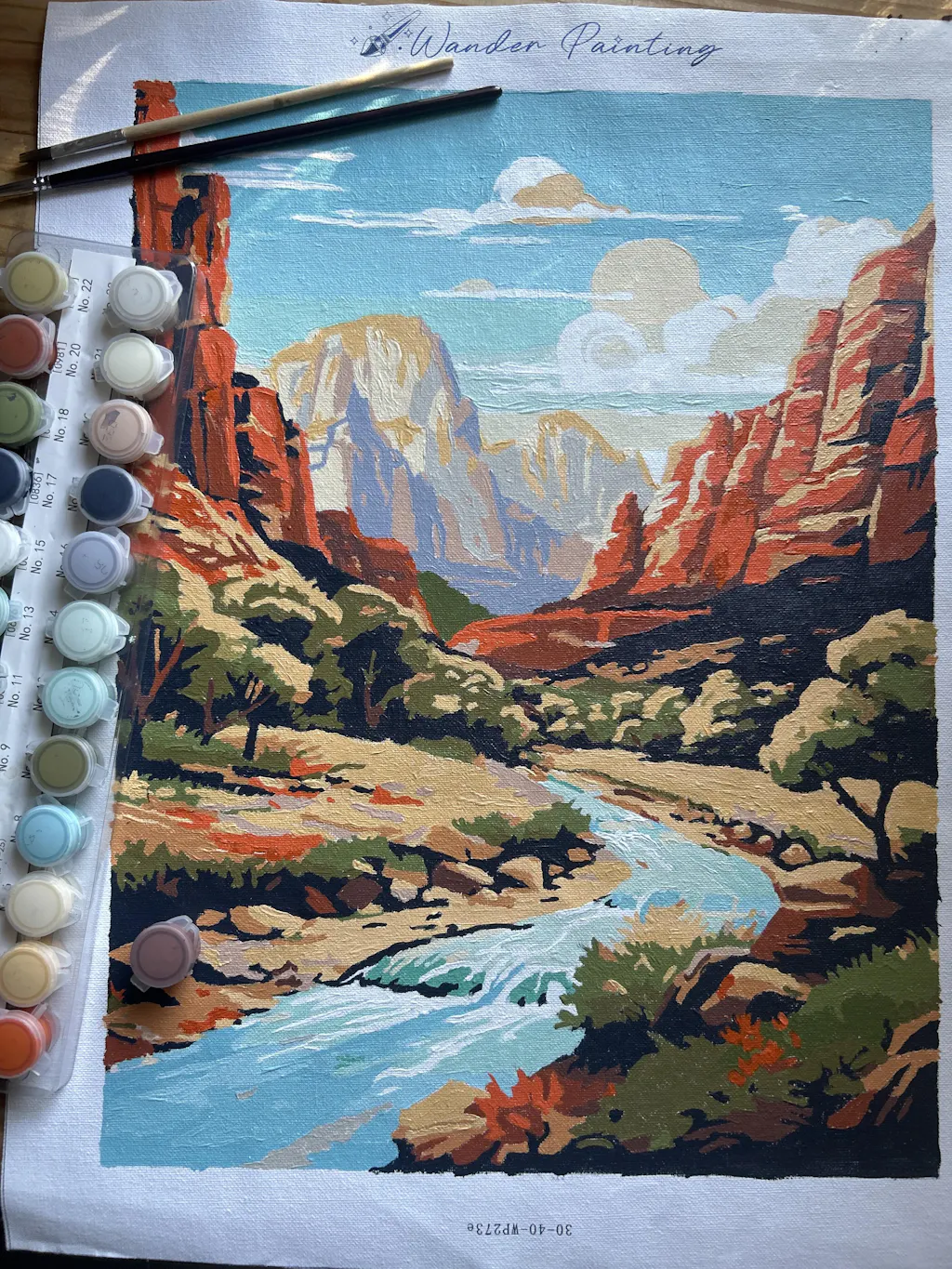 Rocky Mountain Park | Paint by Numbers Kit – Wander Painting